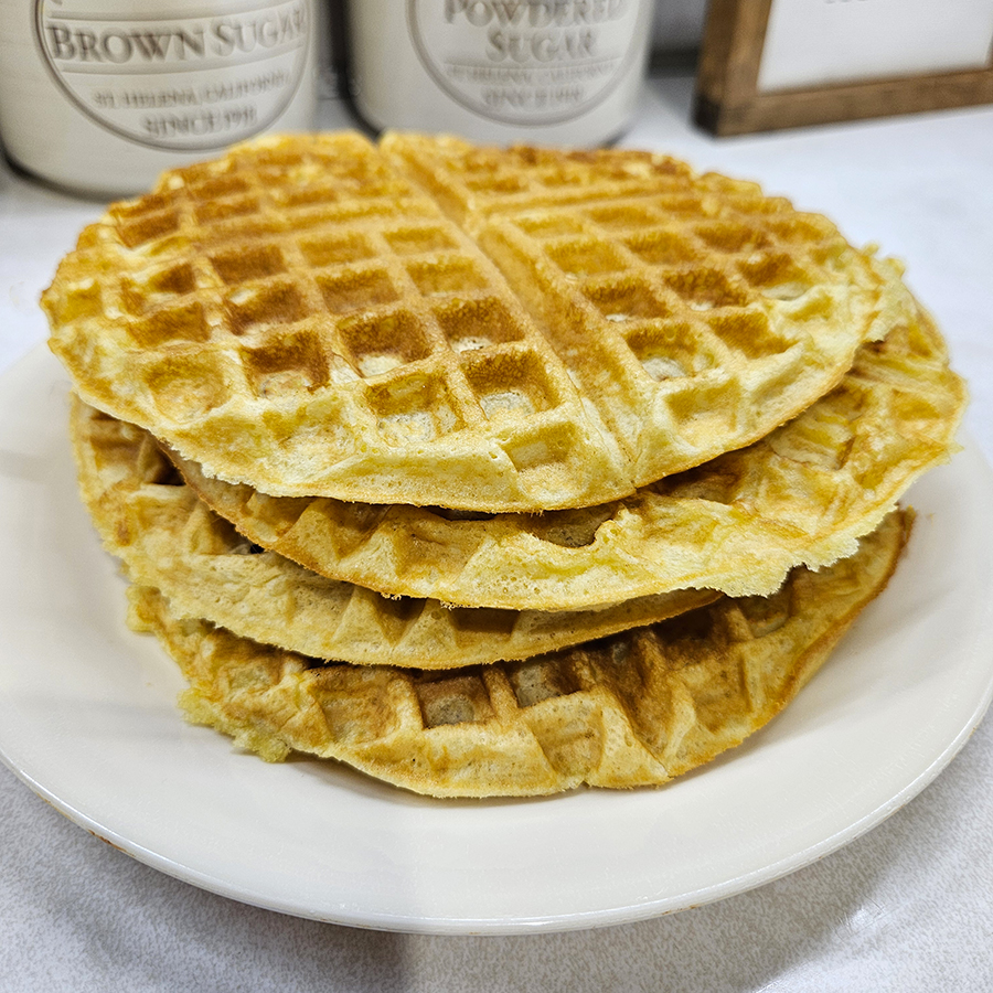 Soft Buttermilk Waffles - Easy To Make Golden Brown Waffles - Semi ...