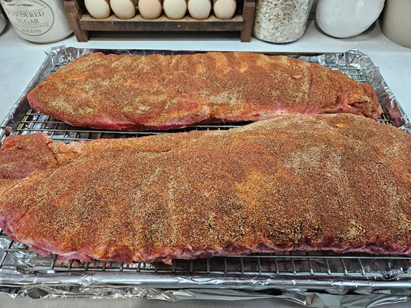 Fall Off The Bone Oven Baked Pork Ribs With Homemade Dry Rub