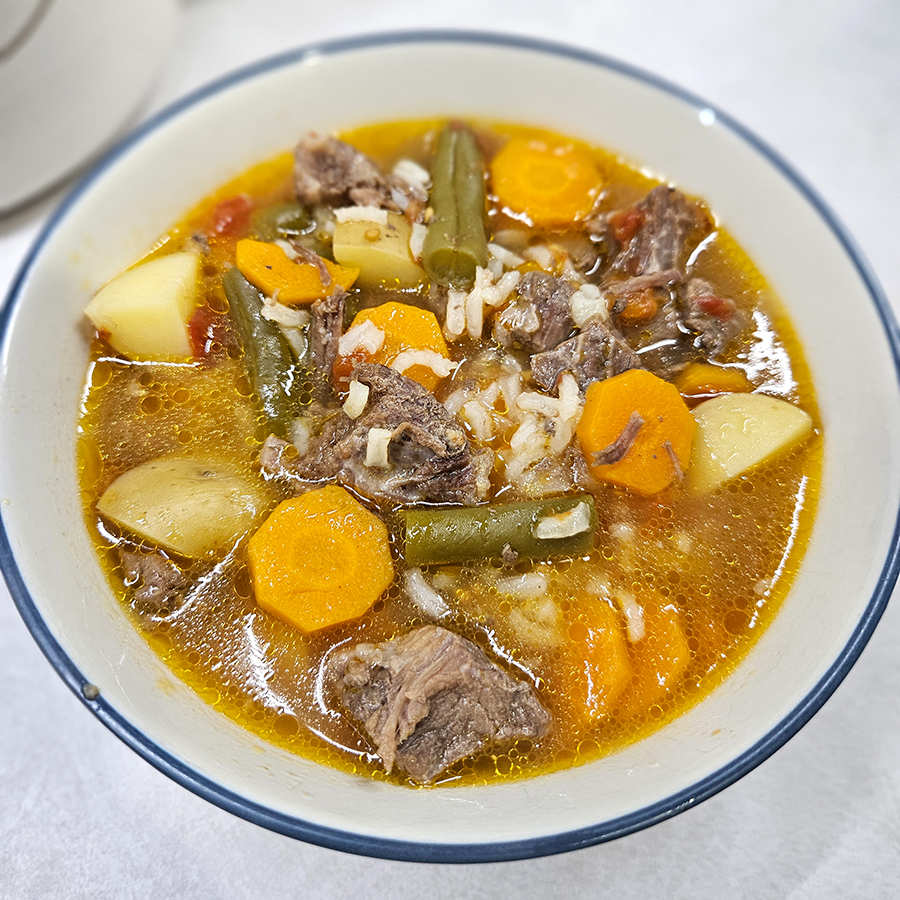 Pressure Cooker Vegetable Beef Soup - Hearty & Homemade