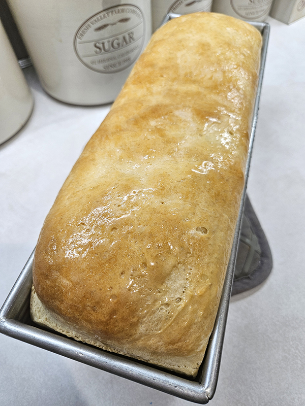 Pullman Sandwich Bread - Large Loaf Of Homemade Slicing Bread