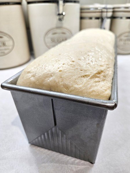 Pullman Sandwich Bread - Large Loaf Of Homemade Slicing Bread