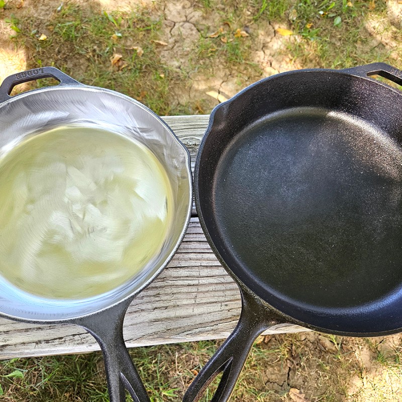 Refinish A Modern Cast Iron Skillet So It Works Like A Vintage One