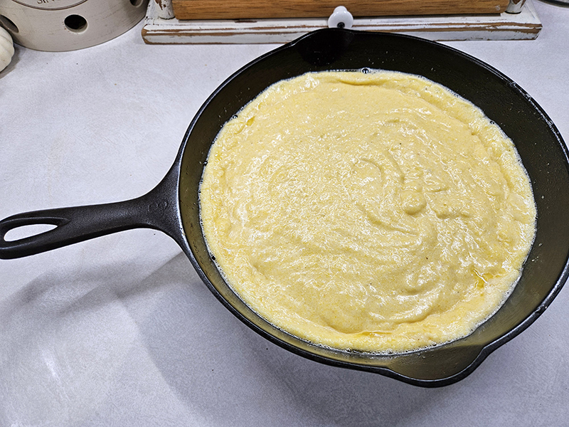 Cast Iron Skillet Sweet Cornbread - With Other Baking Methods