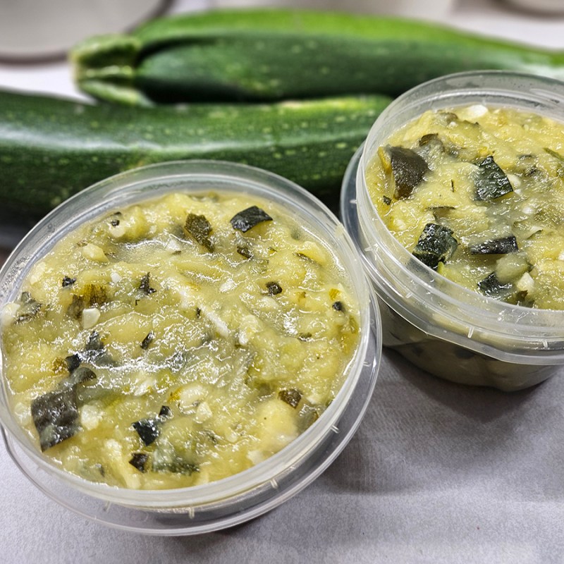 Garlic Butter Zucchini Mash - A Great Side Dish Fresh Or Frozen!